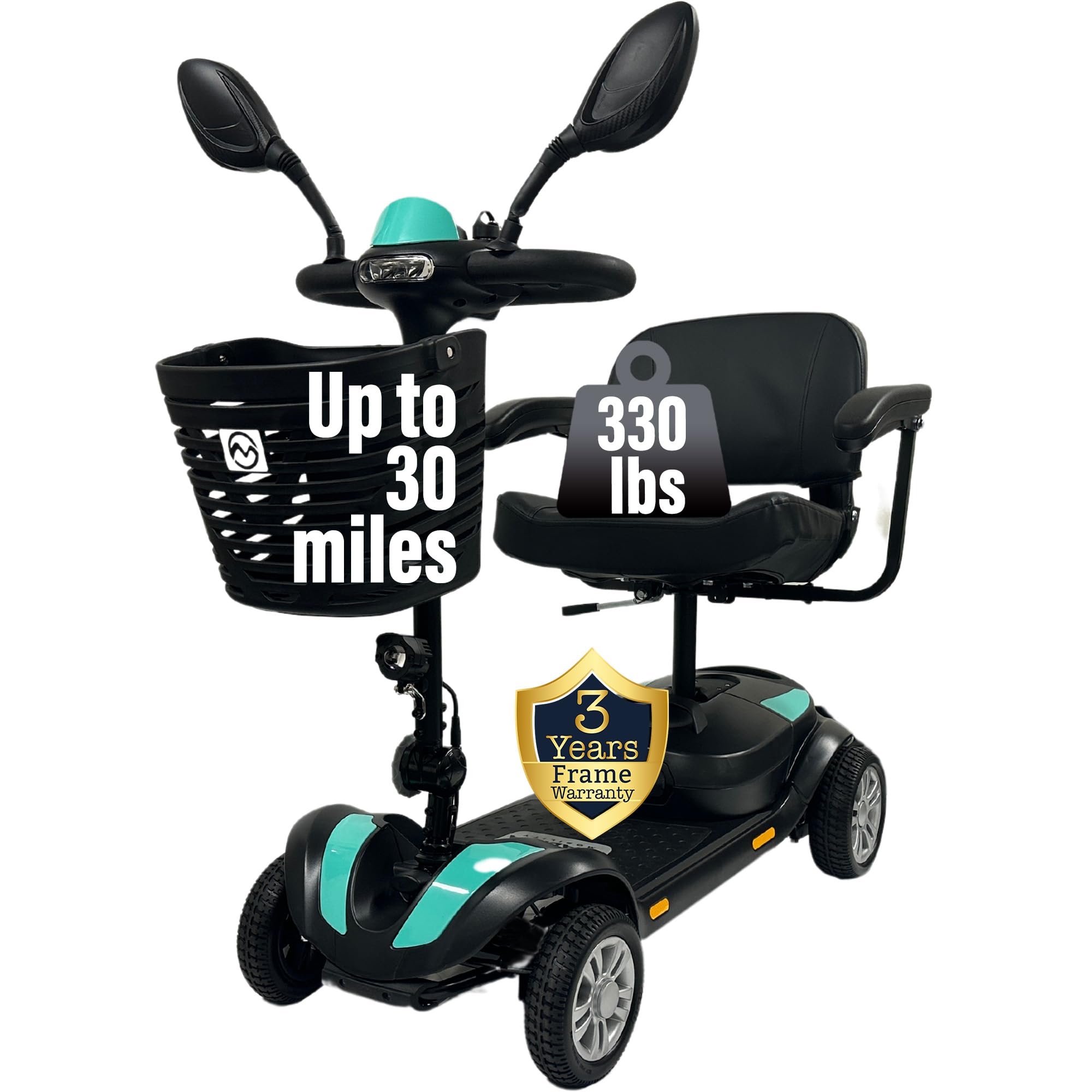 Amazon.com: MALISA Mobility Scooters for Adults, Powered Mobility ...