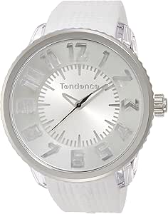 Amazon | [テンデンス] 腕時計 FLASH フラッシュ シルバー 文字盤 ステンレススチール ミネラルガラス クォーツ 51MM Watch TG530005 ホワイト [並行輸入品 ...