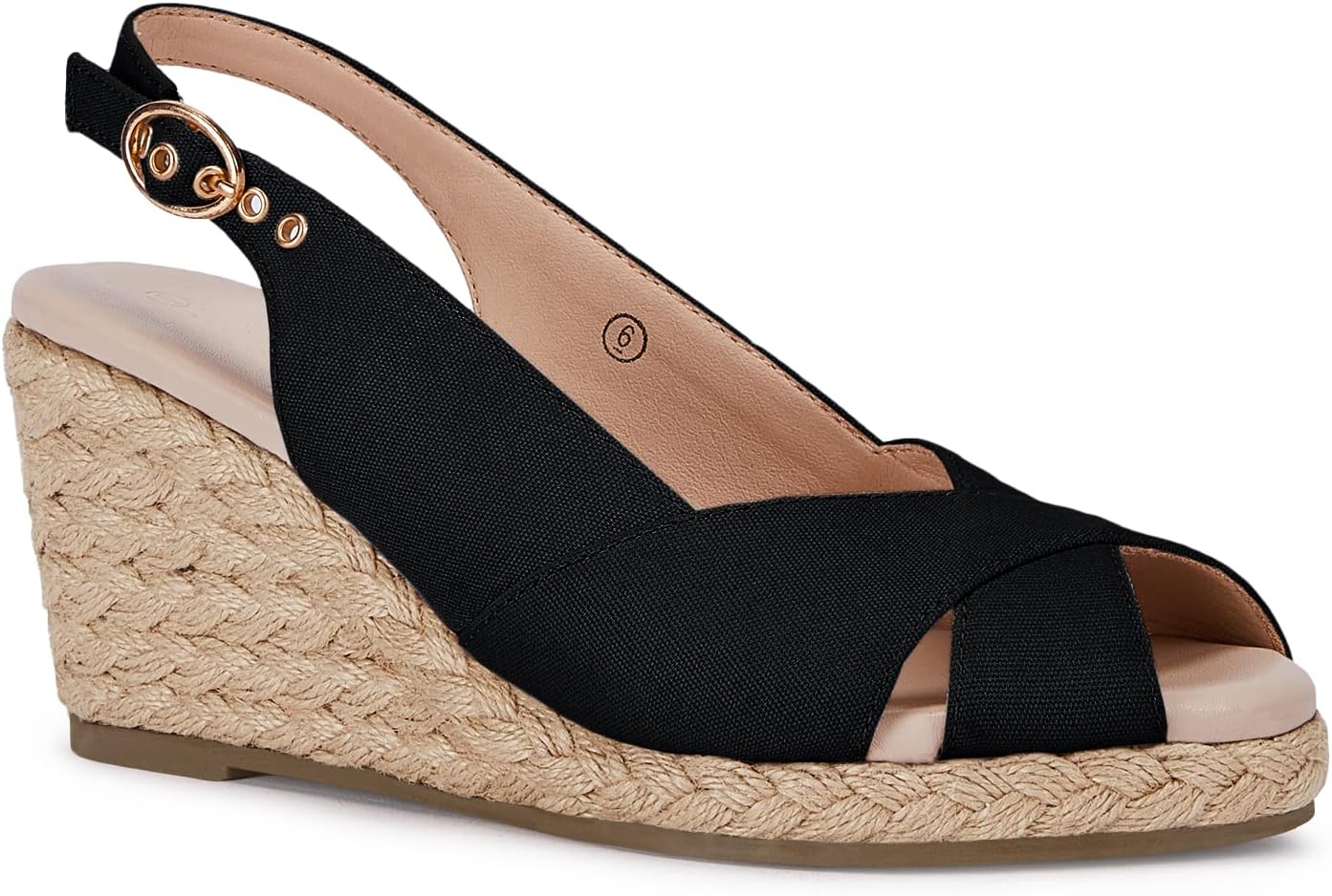 Amazon.com | gihubafuil Women's Platform Wedges Sandals Open Toe Buckle ...