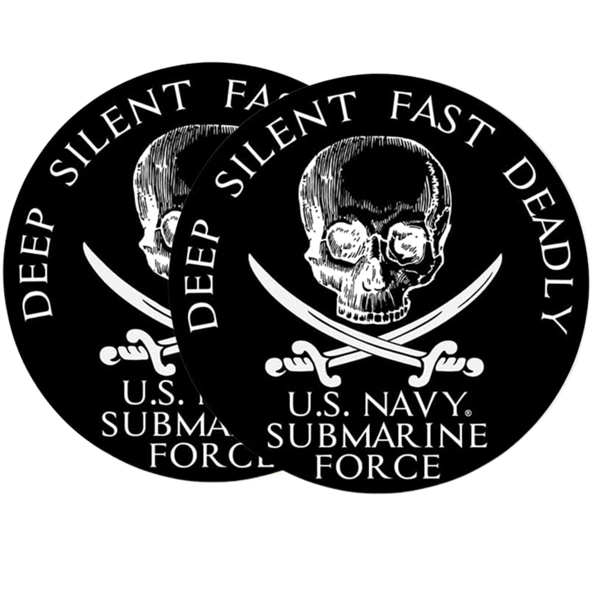 Amazon.com - eDesign 2-Pack US Navy Submarine Force Deep Silent Fast ...