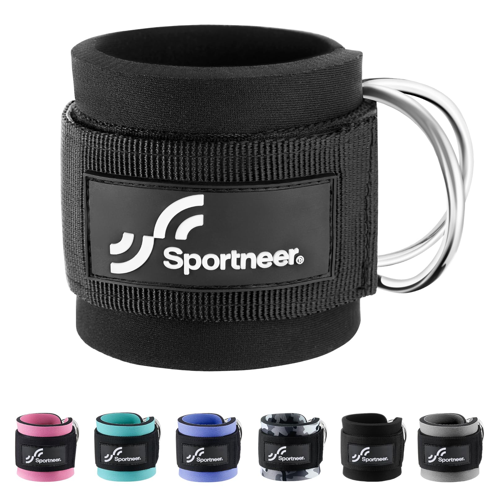 Snapklik.com : Sportneer Ankle Strap For Cable Machine Adjustable Ankle ...