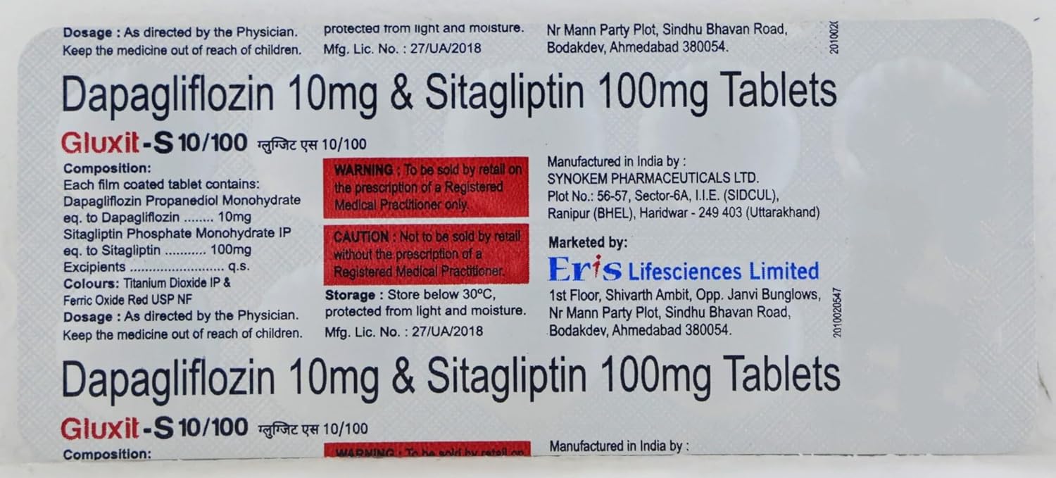 Gluxit S - Strip of 10 Tablets : Amazon.in: Health & Personal Care