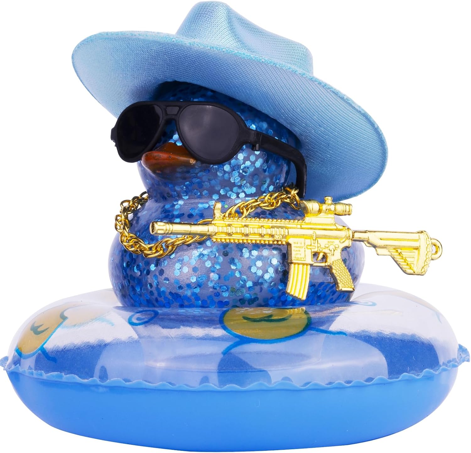 Amazon.com: MuMyer Cowboy Duck for Cars, Rubber Duck for Car Dashboard ...