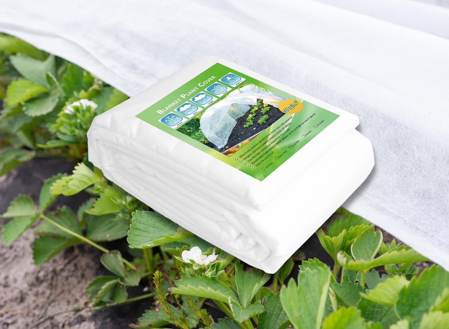 Feizeisun Garden Fleece Frost Protection 30gsm, 2.5m x 10m ...