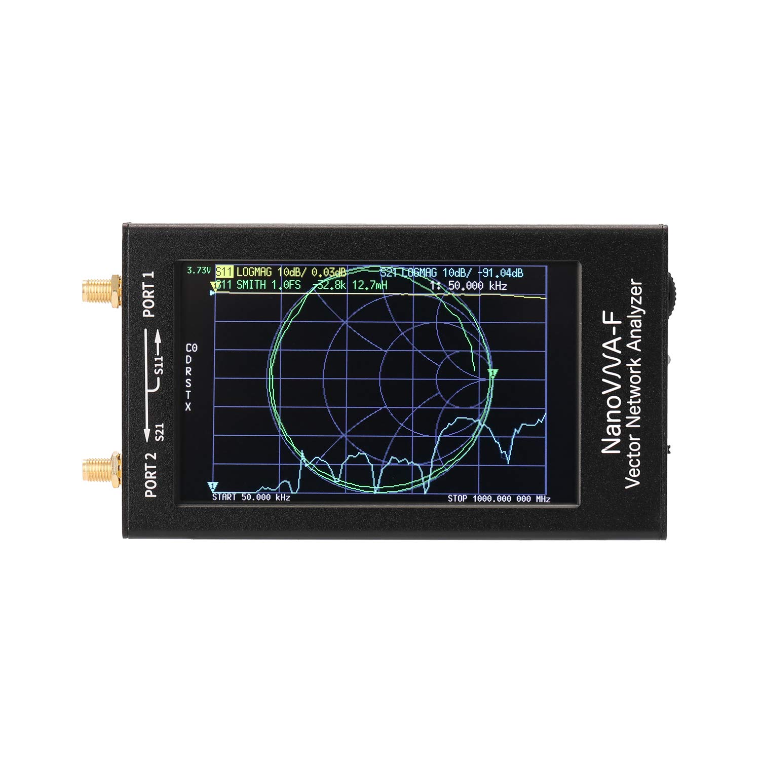 Buy NanoVNA-F Portable Handheld Vector Network Analyzer SWR Meter 50KHz ...