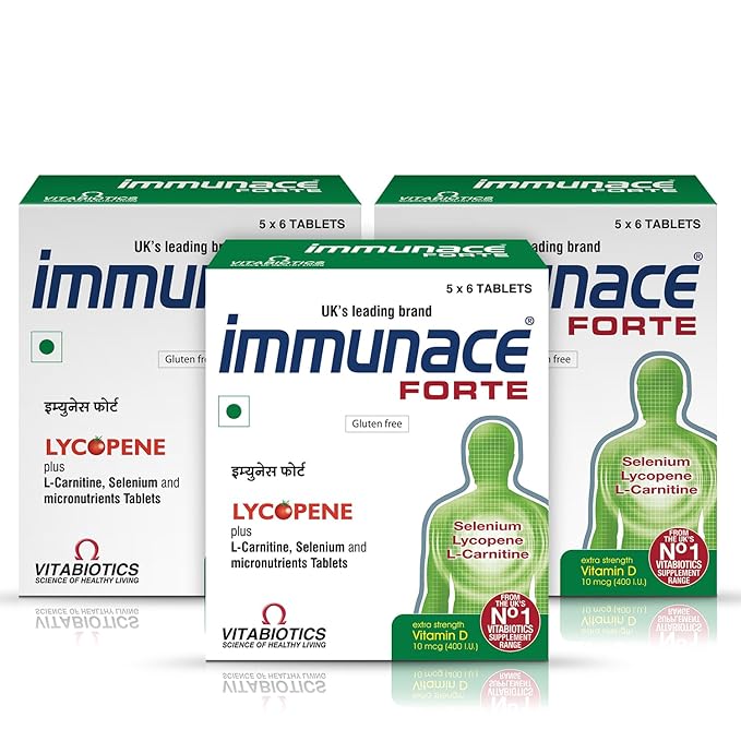 Immunace Forte – With Vitamin D3 400 IU, Lycopene, L-Carnitine ...