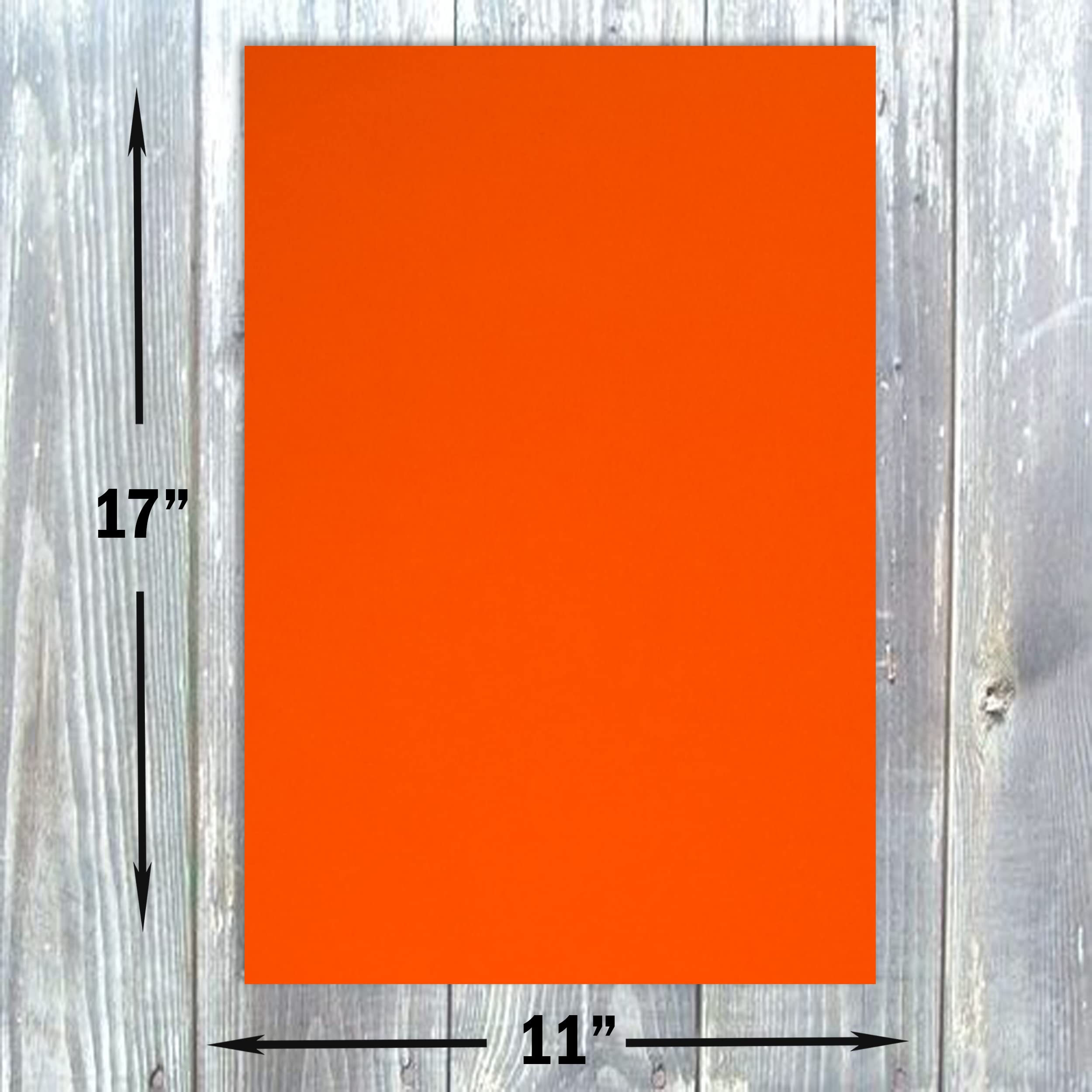 Snapklik.com : Colored Cardstock Paper 11 X 17 Fire Orange Color Card ...