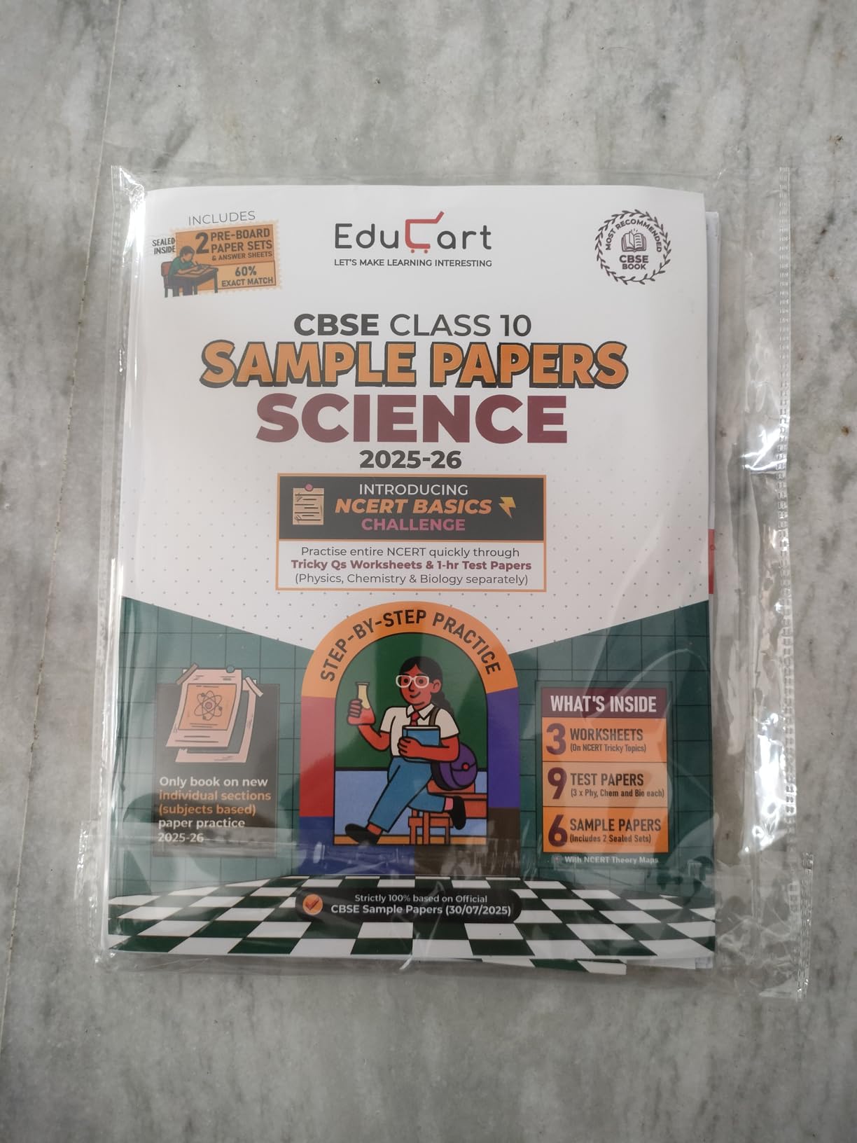 Educart CBSE Sample Paper Class 10 2025-26 Science (Introducing ...