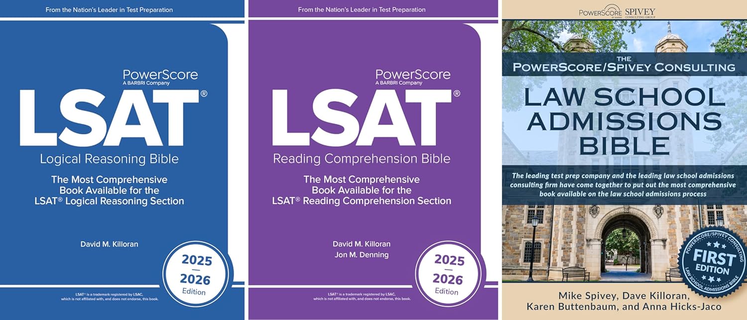 Amazon.com: The PowerScore LSAT Bible Trilogy 2025-2026: Prep ...