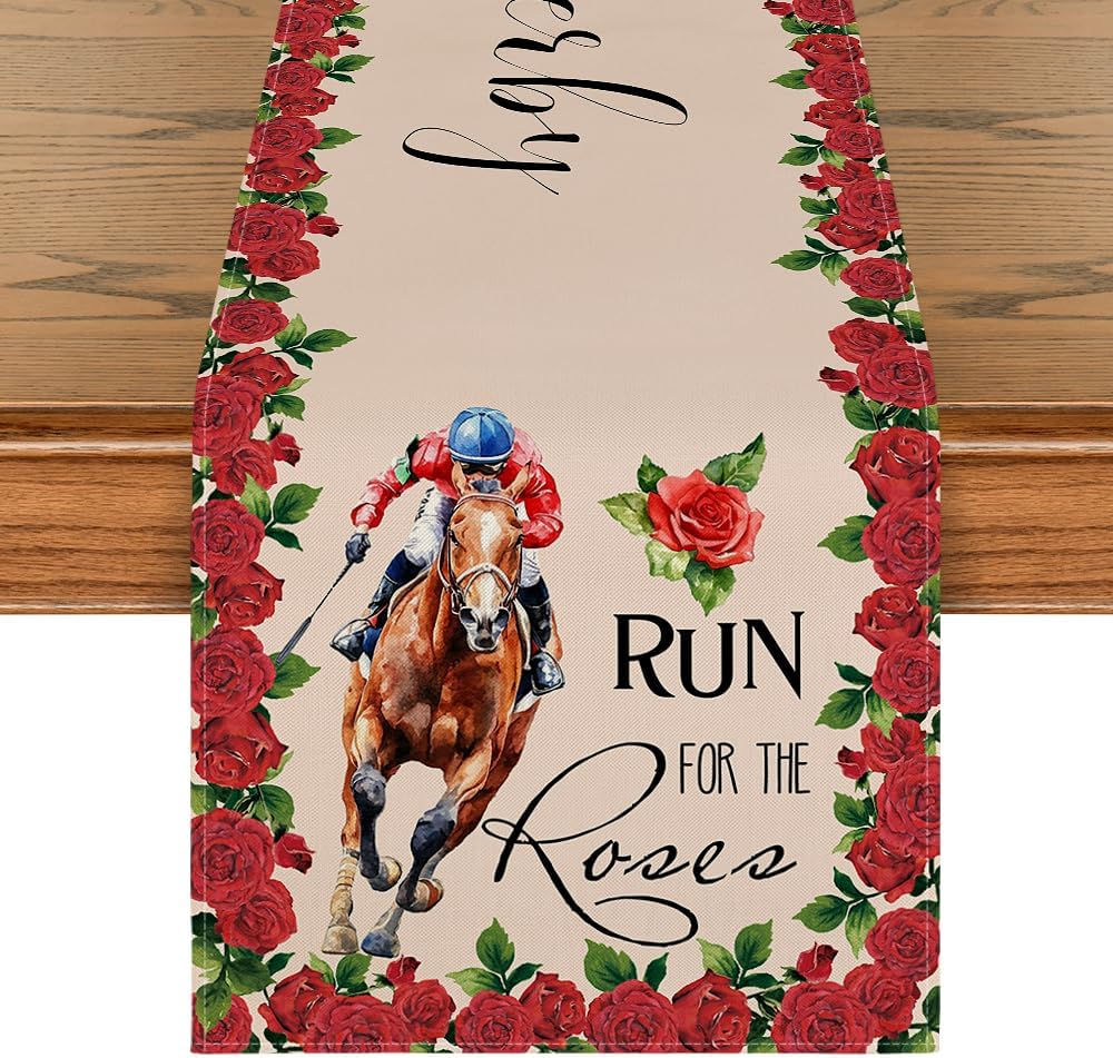 Amazon.com: Artoid Mode Run for The Roses Horse Race Kentucky Table ...