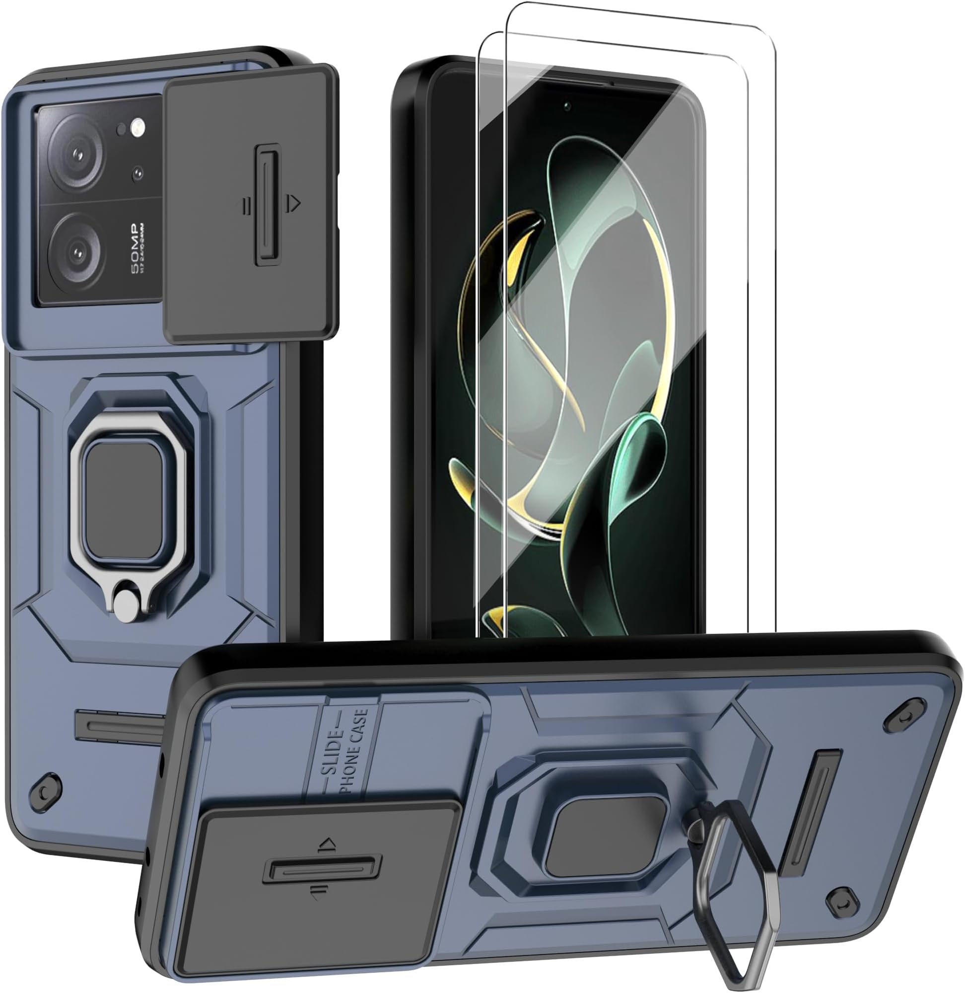 Amazon.com: WRTBS Phone Case for Xiaomi Redmi 13C / Poco C65 Case with ...