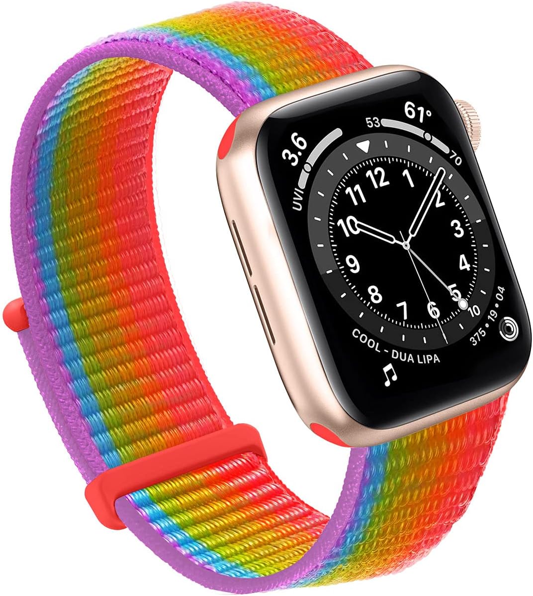 Amazon.com: Bandmax Rainbow Watch Band Compatible with Apple Watch,LGBT ...