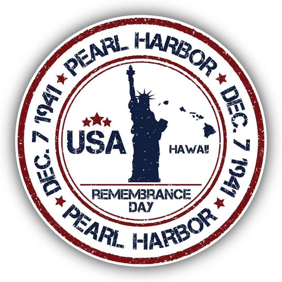 Amazon.com - Pearl Harbor USA America Remembrance Day Vinyl Sticker Car ...