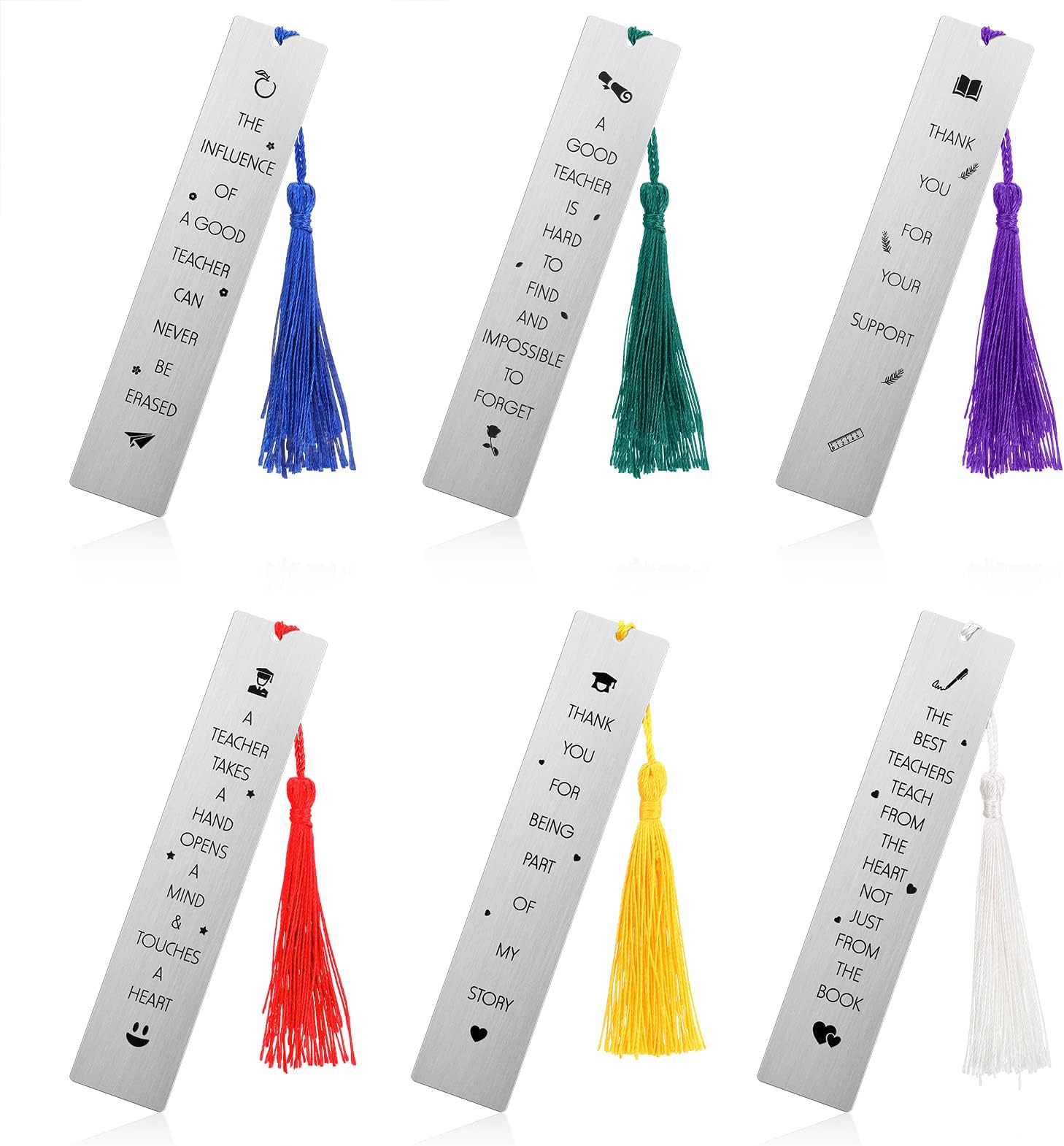 Amazon.com: Personalized Teacher Appreciation Bookmark Thank You for ...