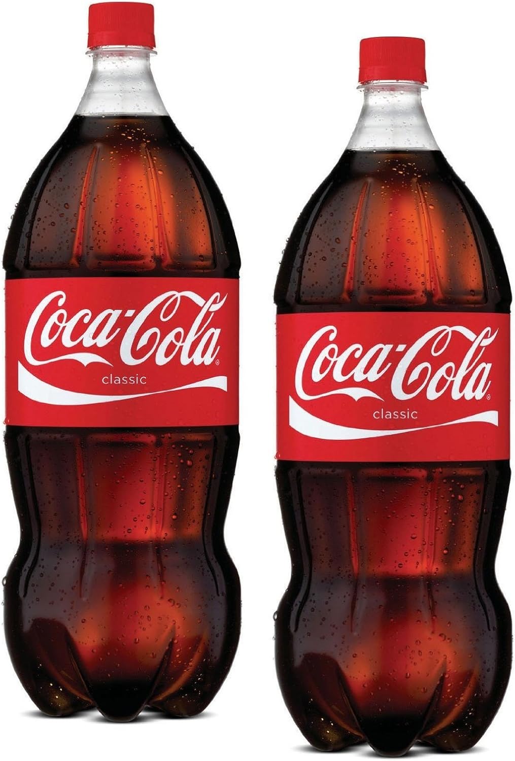 Coca-Cola 2 botellas de Coca Cola de 2 litros (coca de 2 l, 2 unidades ...