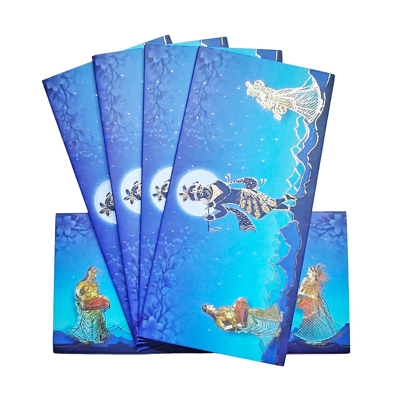 Digital Floral Print Design Shagun Envelopes/Lifafe | Krishna | Pack Of ...