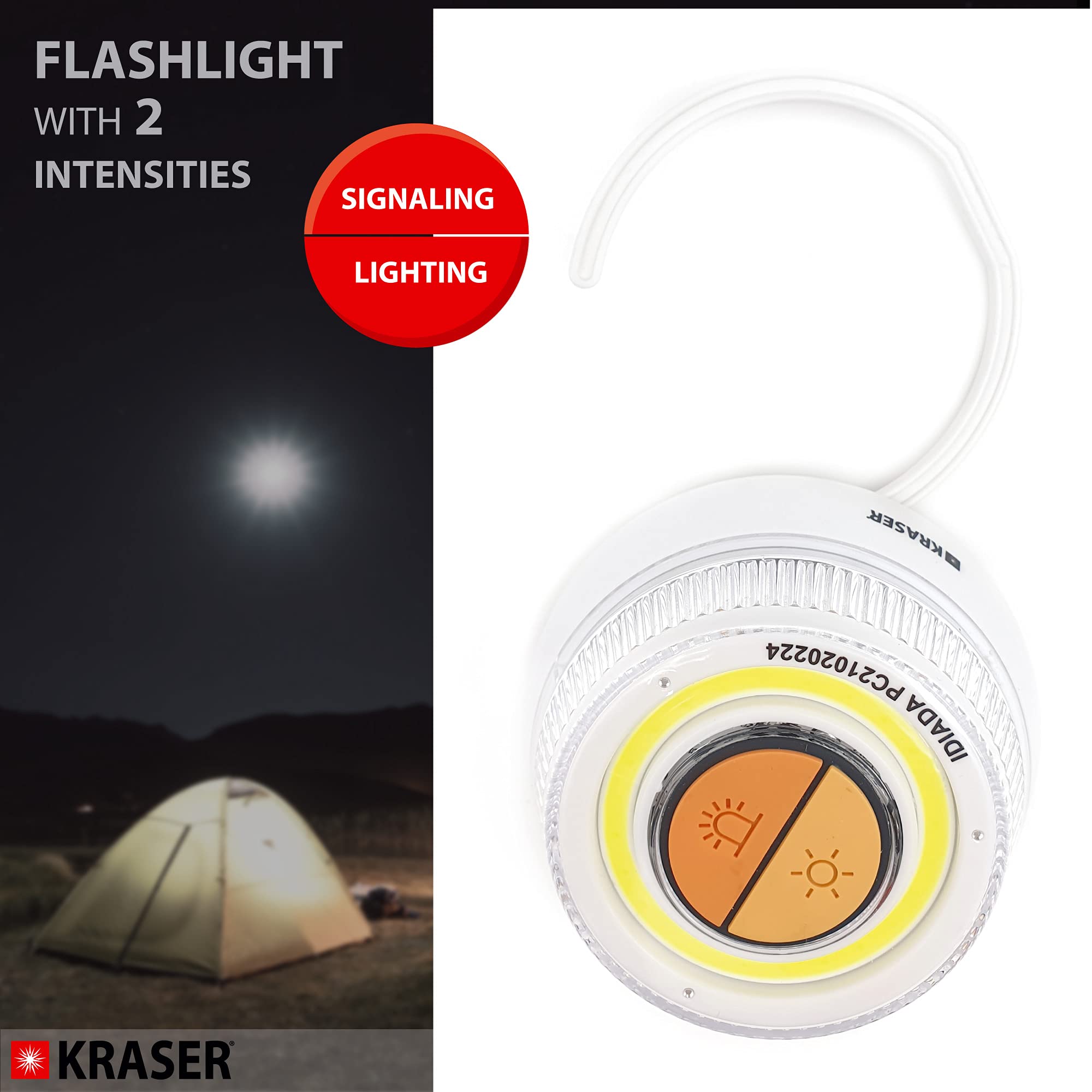 KRASER KR4V16WP3 Pack 3 Road Flares, Emergency Disc Beacon, Safety ...