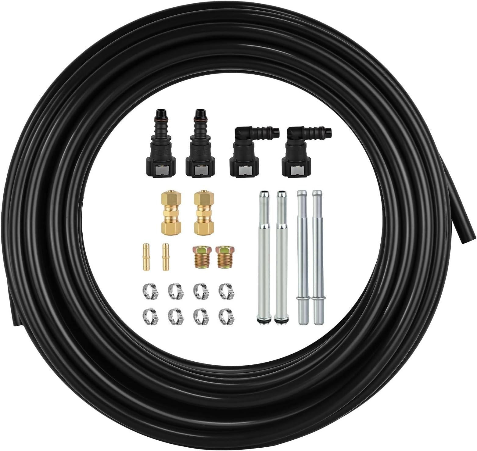Amazon.com: 5/16 Fuel Line Repair Kit 5/16 in (8mm), Nylon Fuel Line ...