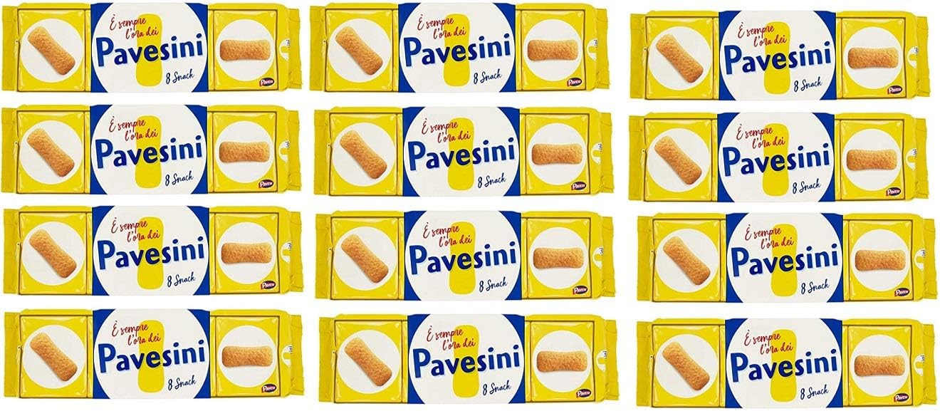 12 Barilla Pavesi Pavesini GLI Originali Italian Biscuits Cookies 200g ...