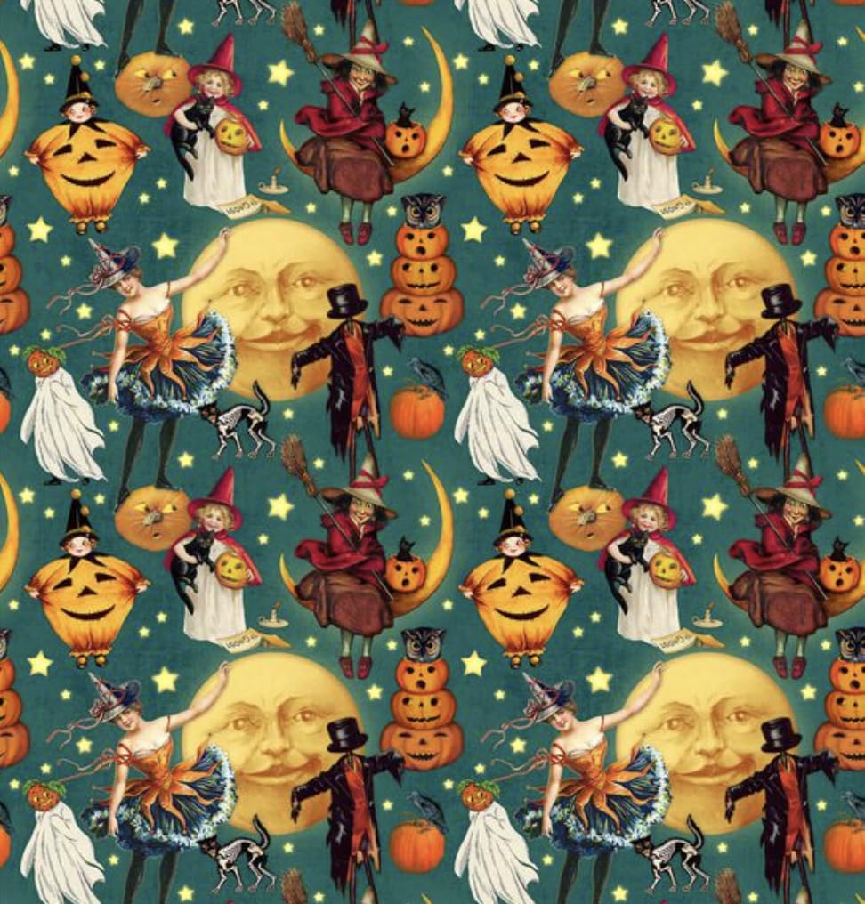 Vintage Halloween Witch Wallpaper Spirit Witch In Dark Palace Vintage