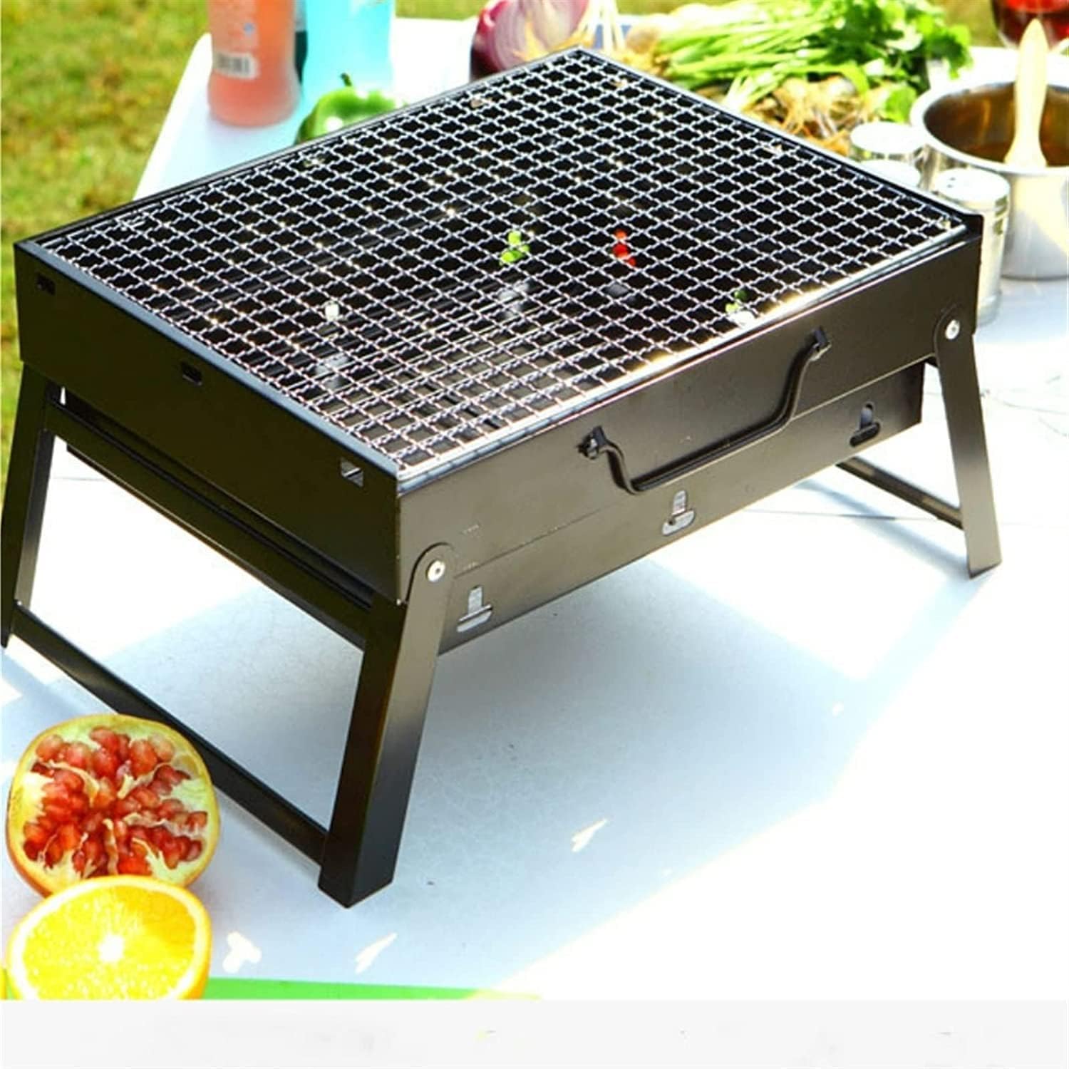 BBQ Grill Outdoor Gas grill Portable Barbecue Grill Household Charcoal ...