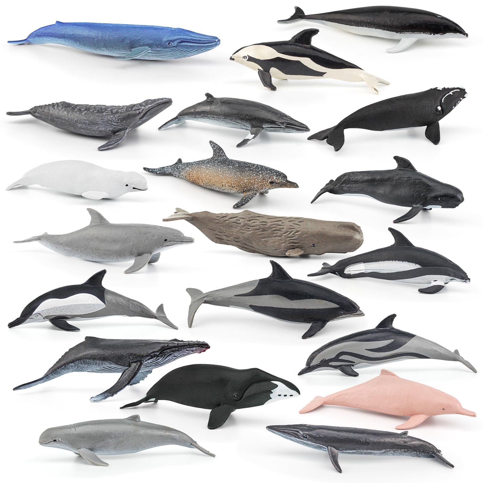 Amazon.com: GUFOPONAS Dolphin Toy Mini Dolphin Figurines Set Sea ...