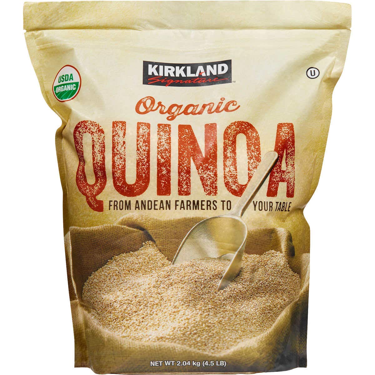 Amazon.com : Kirkland Signature Organic Quinoa, 4.5 lbs : Grocery ...