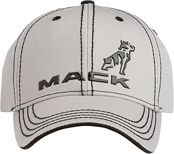 MACK Grey Stretch Fit Cap (Large) at Amazon Men’s Clothing store
