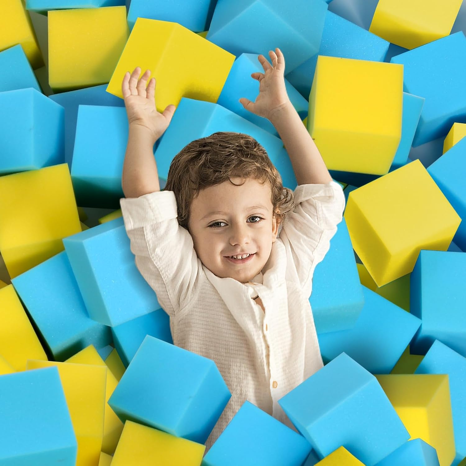 Amazon.com: TAYUQEE Foam Pit Cubes, 24 PCS 5 Inches Gymnastics Foam ...