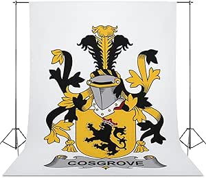 Amazon.com: Cosgrove Coat of Arms Photography Cloth Backdrop ...