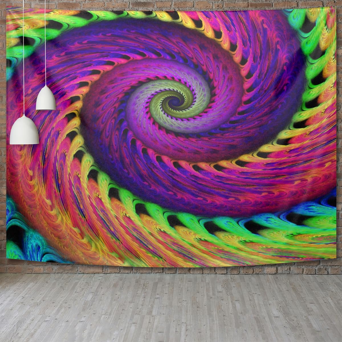 Amazon.com: KOBLEN Tie Dye Mix Tapestry Aesthetic Lightweight Tapestry ...