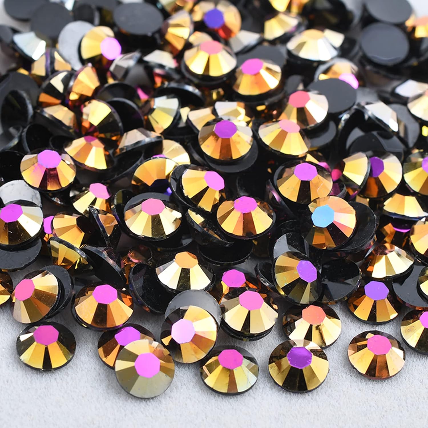 Amazon.com: 5000PCS Resin Flatback Rhinestones, Mix Sizes 2mm 3mm 4mm ...