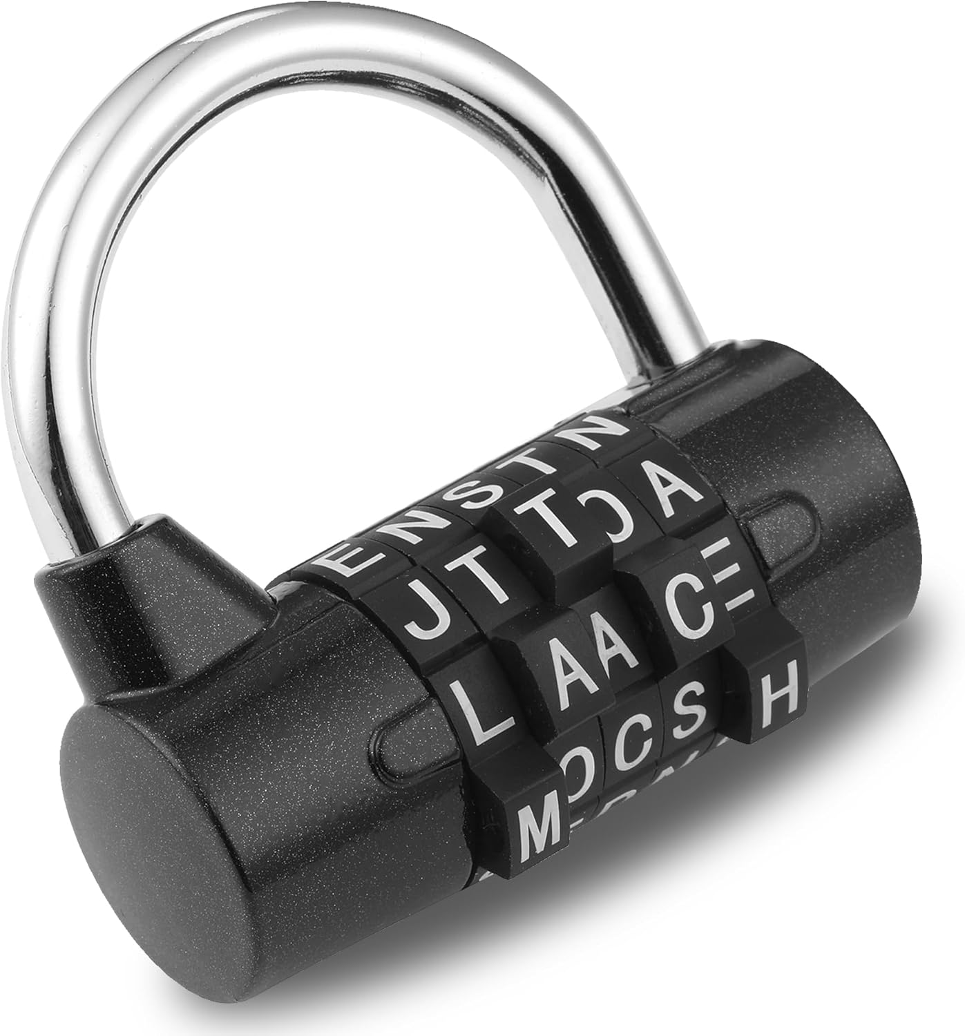 JJ PRIME - 5 Letters Combination Padlock Outdoor Padlock Weatherproof ...