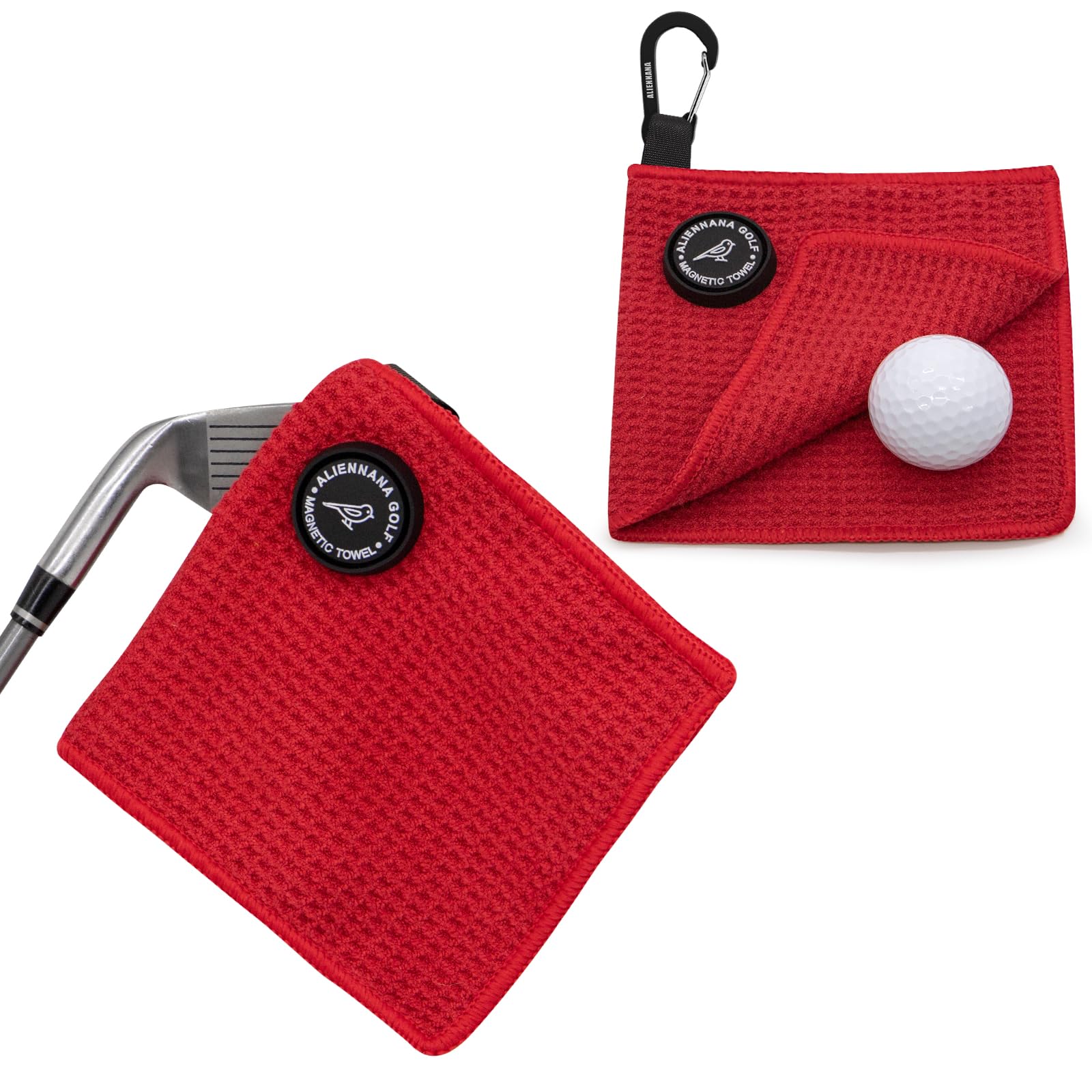 Amazon.com: Aliennana Small Magnetic Golf Towel, Microfiber Waffle ...