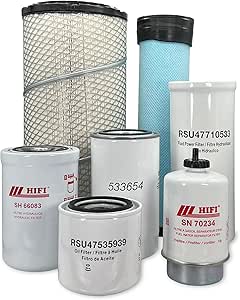 Amazon.com: HERO Maintenance Filter Kit For CASE 580SN WT Backhoe ...