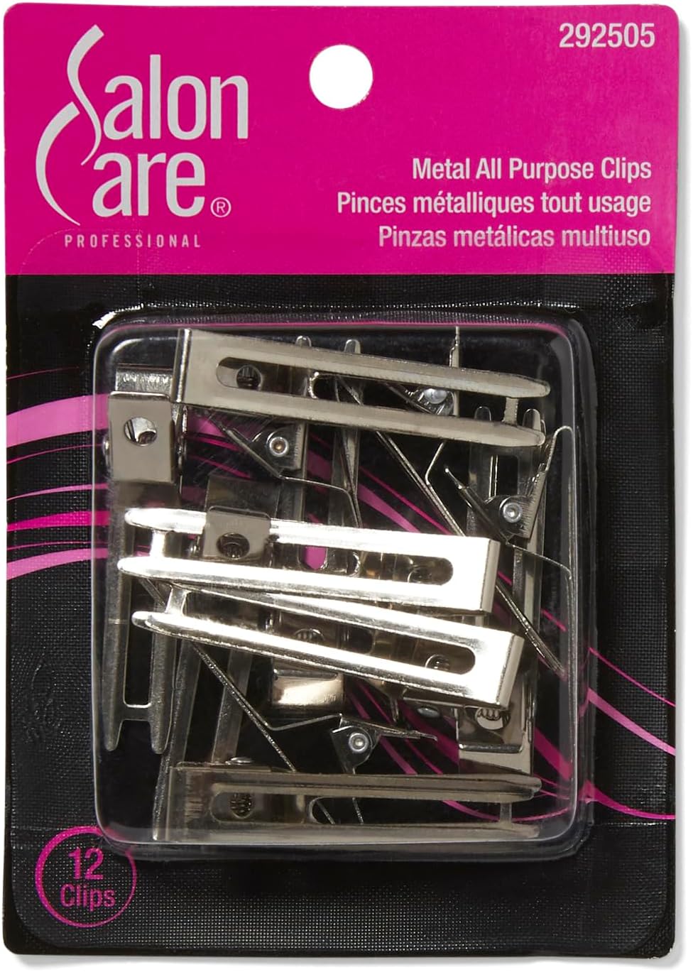 Amazon.com : Salon Care All Purpose Metal Clips : Beauty & Personal Care