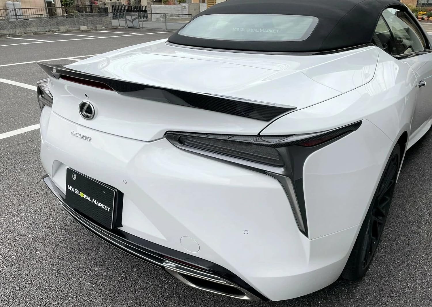 Amazon | LC500/h クーペ用 カーボン トランクスポイラー リアウィング LEXUS レクサス カスタムパーツ | リア ...