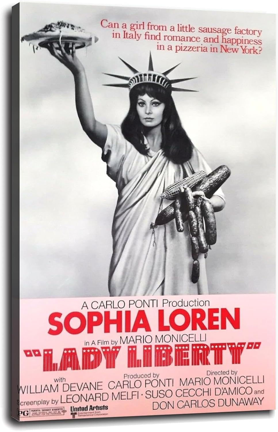 Amazon.com: Lady Liberty (1971) Movie Poster posters Wall Art Cult ...