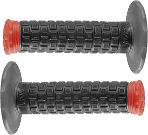 Amazon.com: Black Red Pro Taper Pillow Top Lite Handlebar Hand Grips ...
