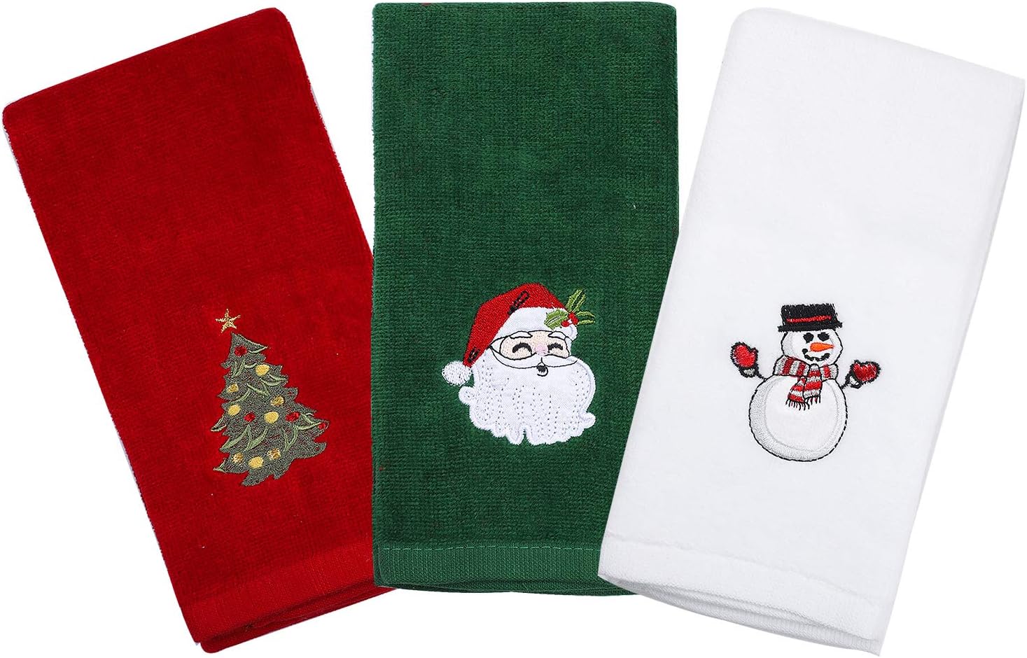 Amazon.com: Hexagram Christmas Hand Towels Set of 2, Christmas Hand ...