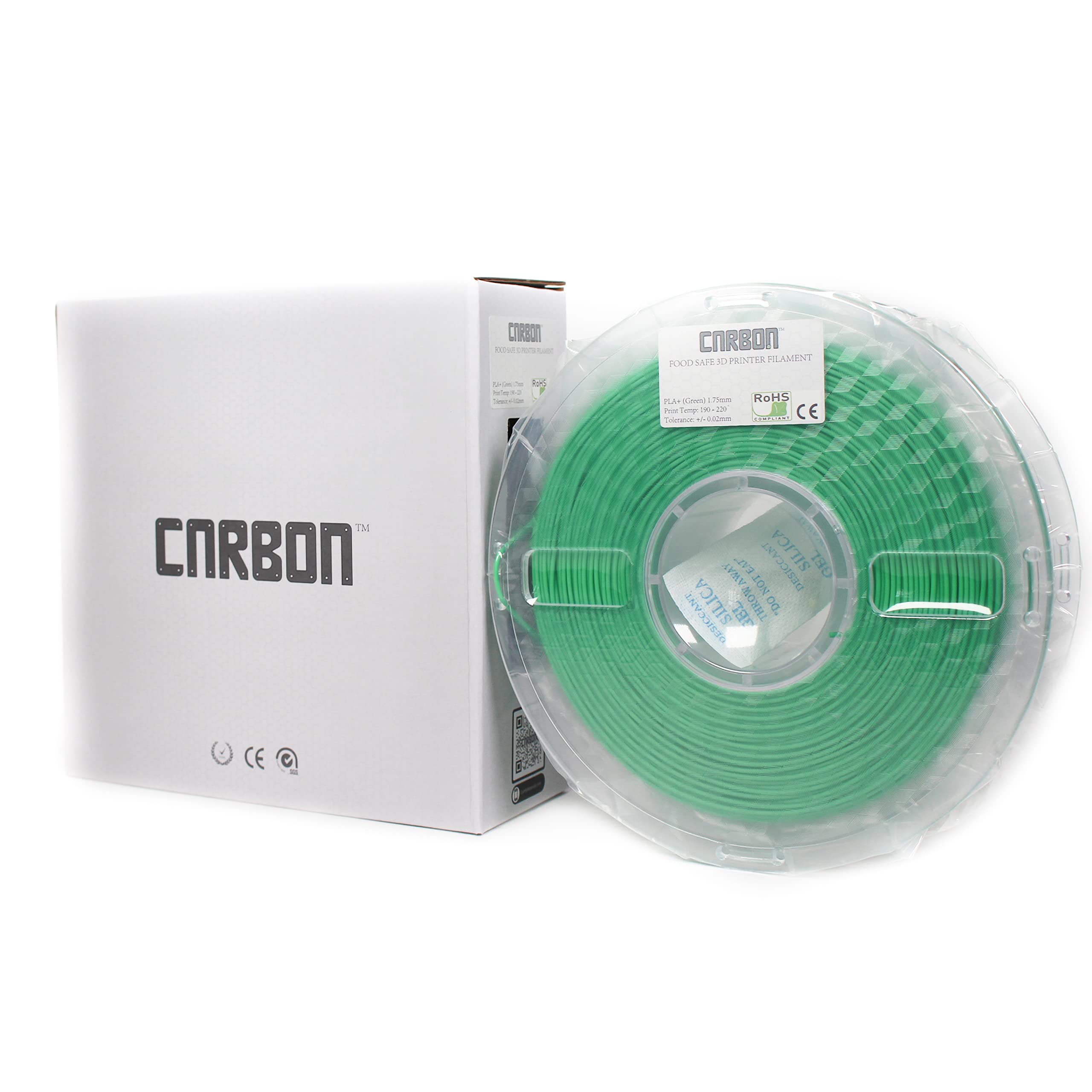 Snapklik.com : Certified Food Grade PLA+ 3D Printer Filament - CARBON ...