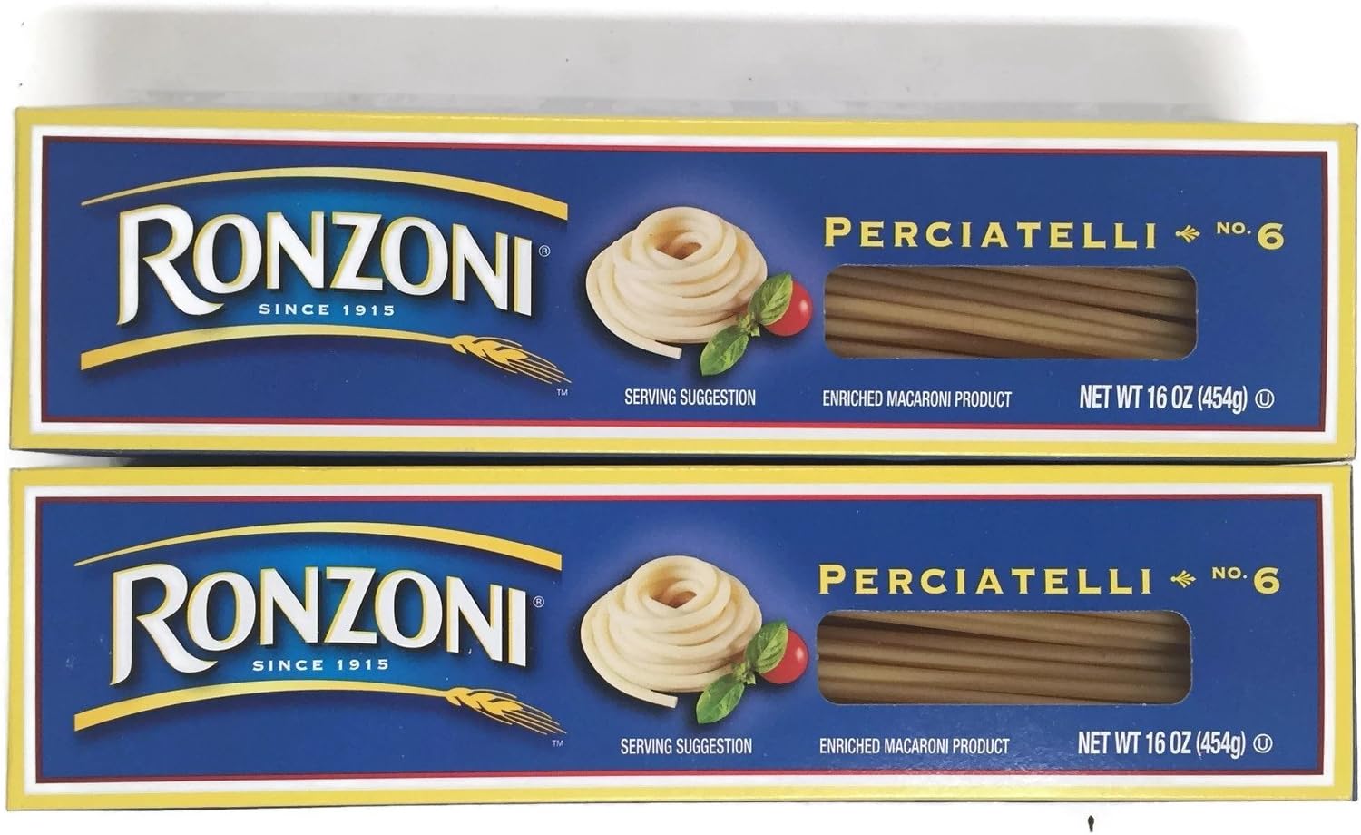 Amazon.com : Ronzoni Perciatelli No. 6 Spaghetti Pasta, 1 lb. Boxes ...