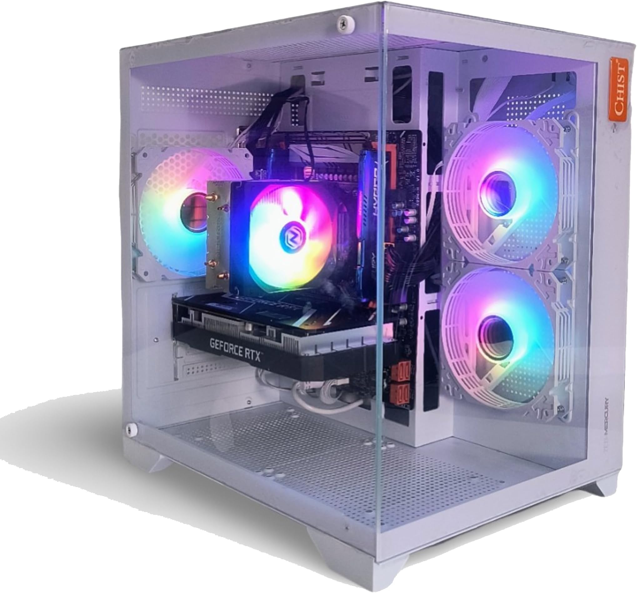 CHIST ROG Super PC XEON 2680 14 CORE 28 Threads DDR4 RAM (White, Nvidia ...