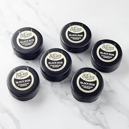 6 x Black Bob Extra Mature Cheddar Cheese Wax Truckle 200g - Cheese ...