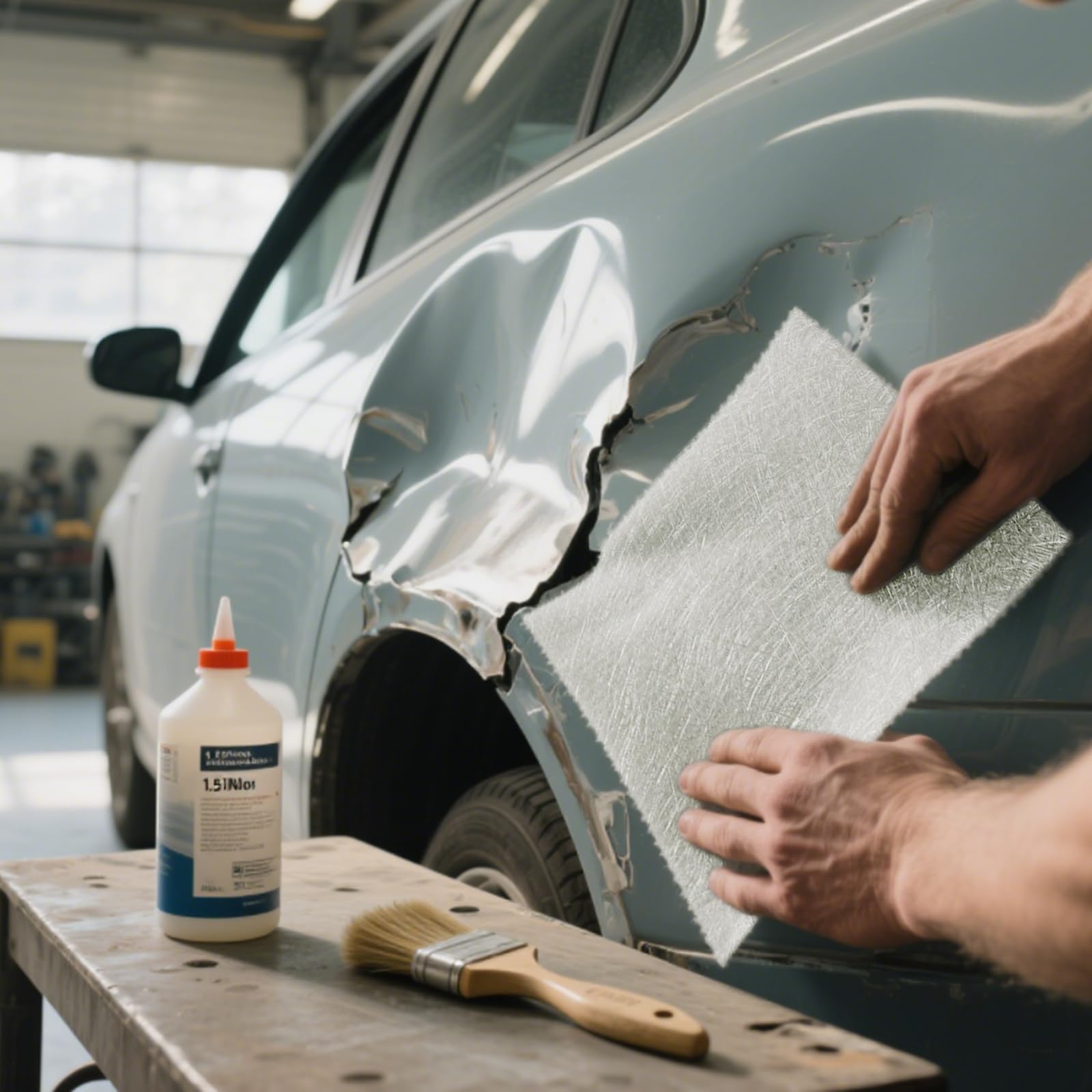 Snapklik.com : Fiberglass Chopped Strand Mat 5 Yards 4 Inch 2 Roll