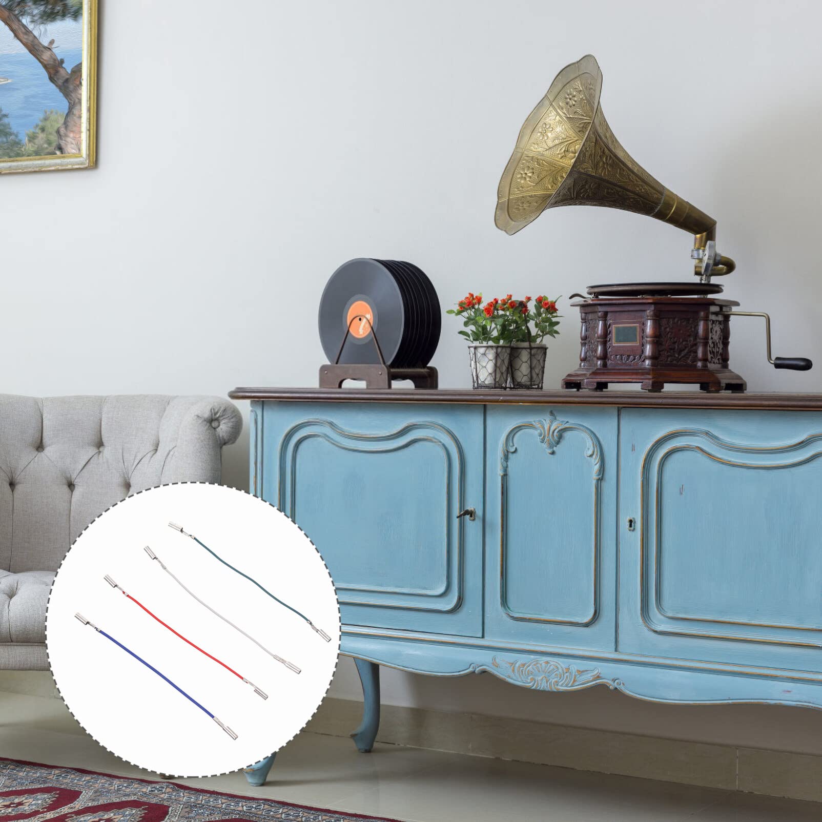 Snapklik.com : Turntable Headshell Wires Phono Cable, 4 Pcs Phono ...