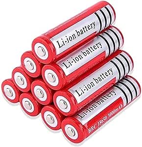 Amazon.com: MYZKTO -3.7V Rechar, 3000mAh, High Capacity, 3.7 Ion ...