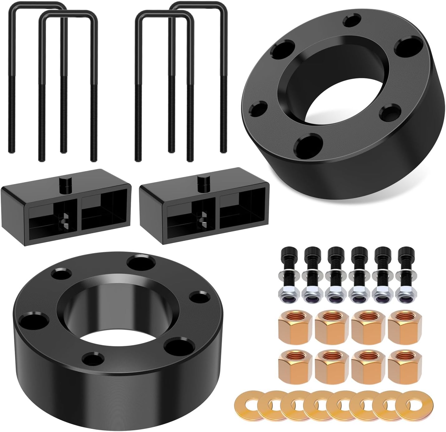 Amazon.com: 3" Front and 2" Rear Leveling Lift Kits for Silverado 1500 ...