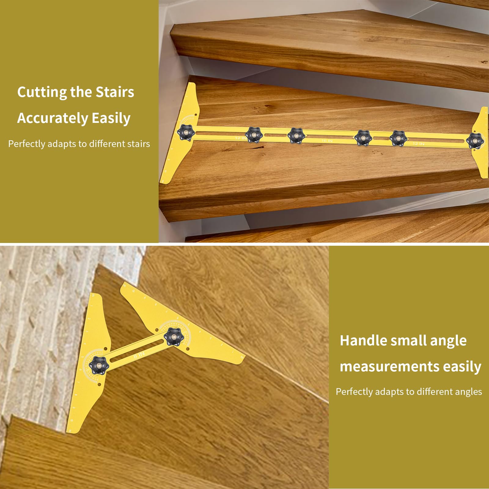 Snapklik.com : Stair Tread Template Tool, Stair Tread Jig Tool,Dual-Use ...