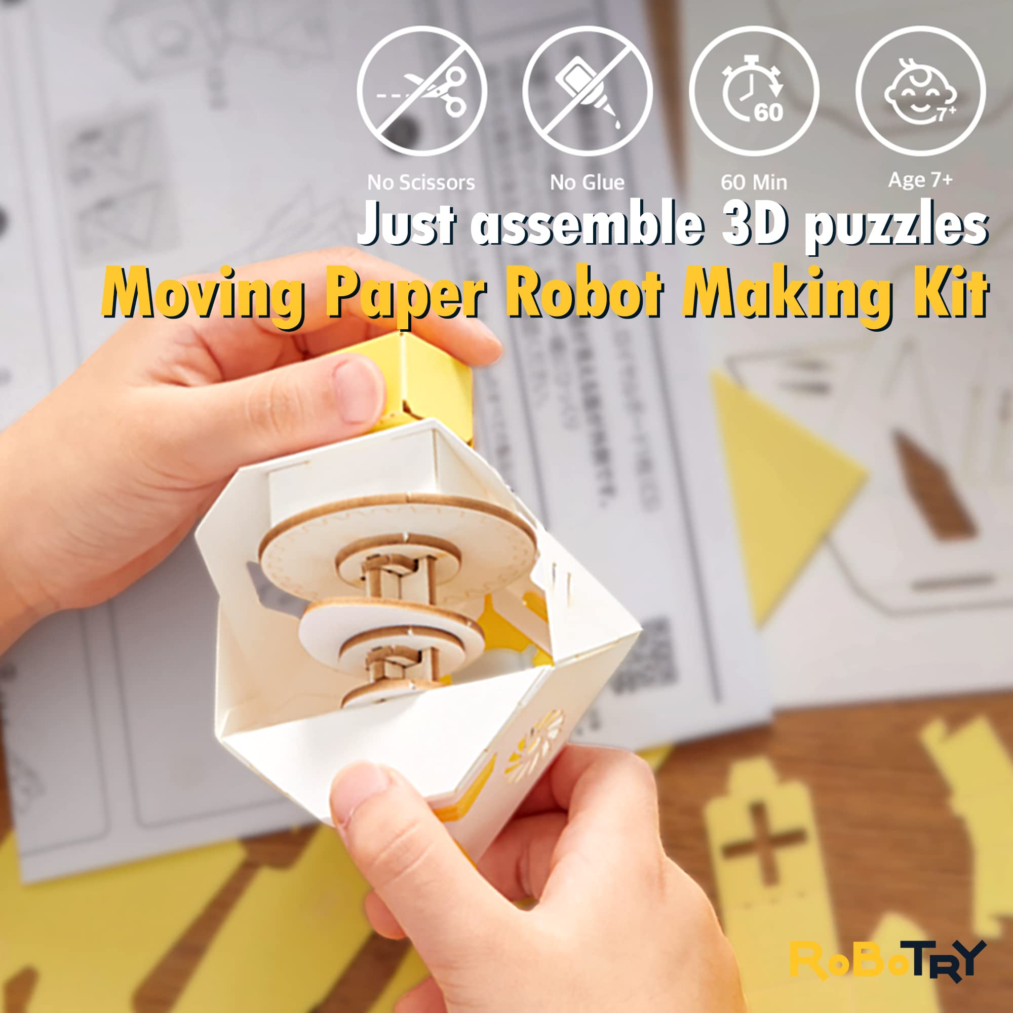 Snapklik.com : ROBOTRY Moving Paper Robot Kit - Mukbang Streamer